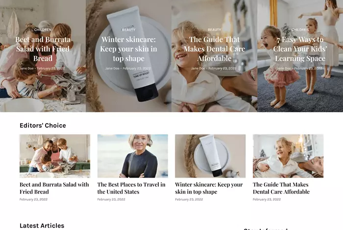 La–Beauty - Responsive Personal Blogger Template Free Download ...